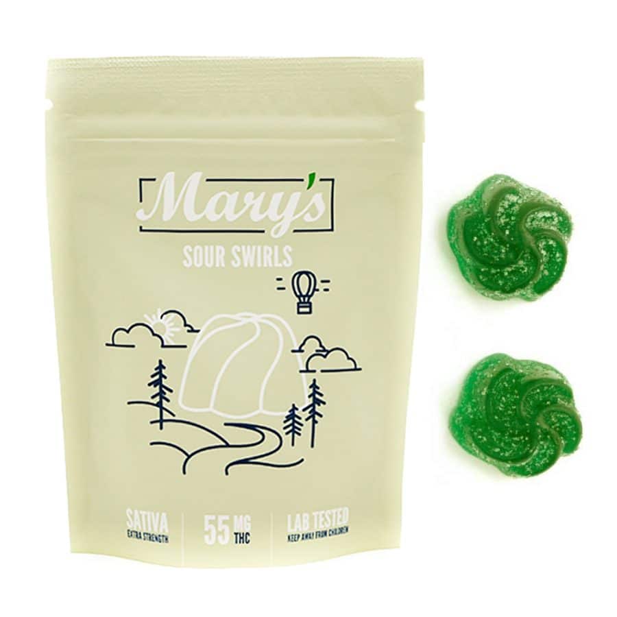 Mary's - Sour Swirls - Extra Strength, Sativa 55mg THC - Dispensary Shop