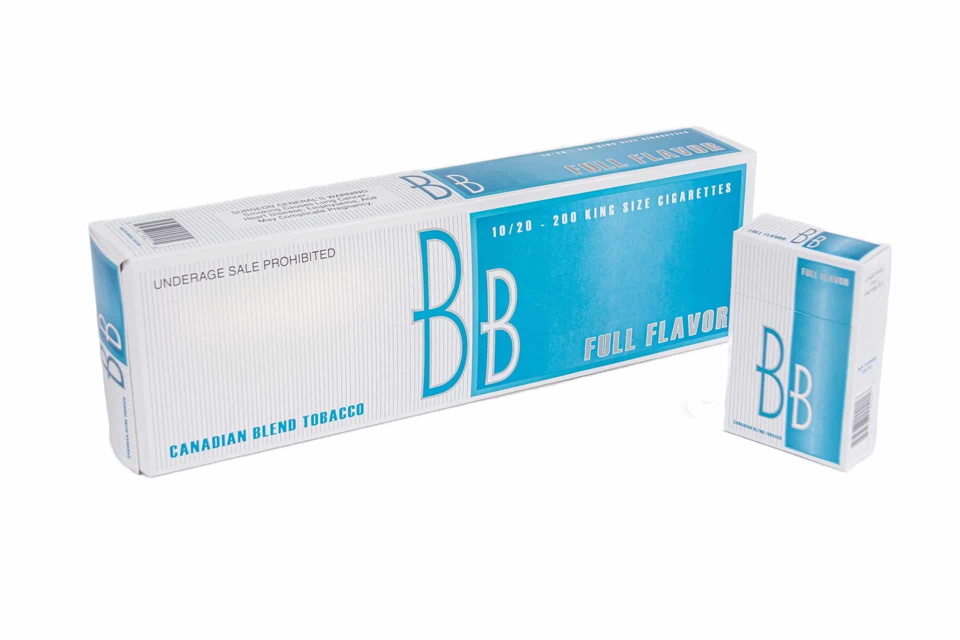BB Full Flavour Cartons - West Coast Releaf